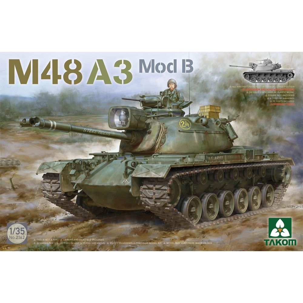 Bachmann Europe plc - US Army M48A3 Mod B Patton Main Battle Tank